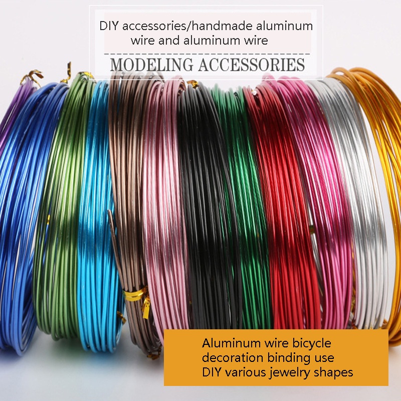 5 Meters/roll Colored Aluminum Wire Aluminum Oxide Wire DIY Handmade ...