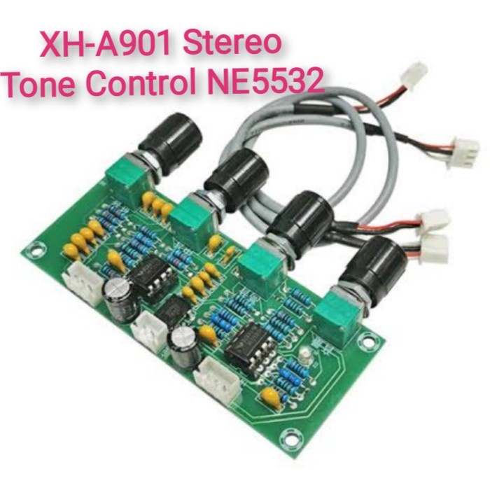 Xh-a901 Tone Control Hi-Fi Stereo Audio NE5532 Class D Preamp 12V-24V ...