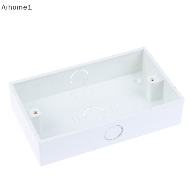 Aiho 1PCS 146*86mm Wall Switch Plastic Wall Socket Cassette Outer Wall ...