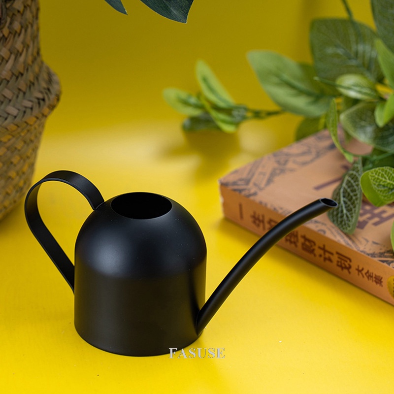 FAUSE 500ML Indoor Outdoor Plant Watering Can Long Mouth Plastic Water ...