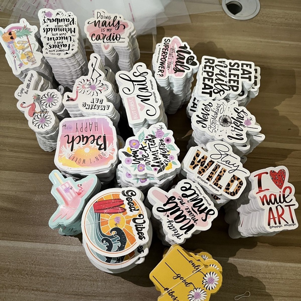 【Custom】Special-shaped sticker support label cartoon pvc waterproof ...