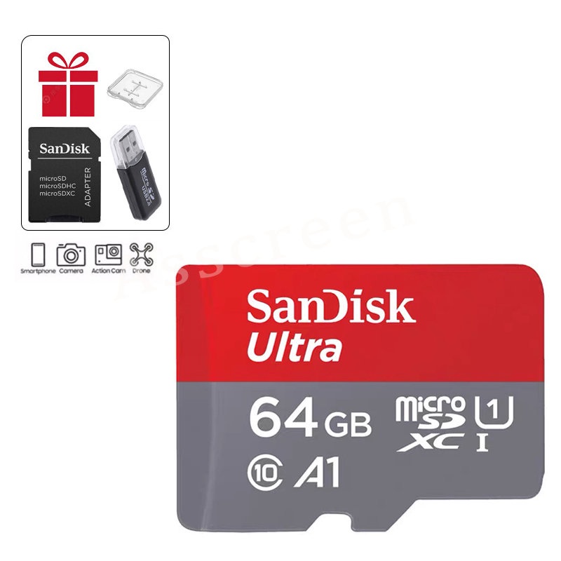 64GB Memory Card Ultra MicroSD Card Class 10 Memory Card High-speed TF ...