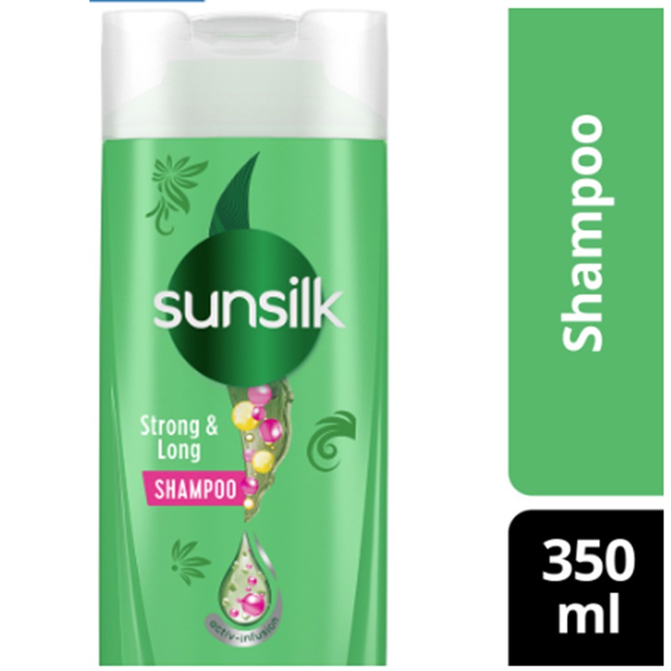 Sunsilk Shampoo Strong And Long 350ml * SAVE P50++ | Shopee Philippines