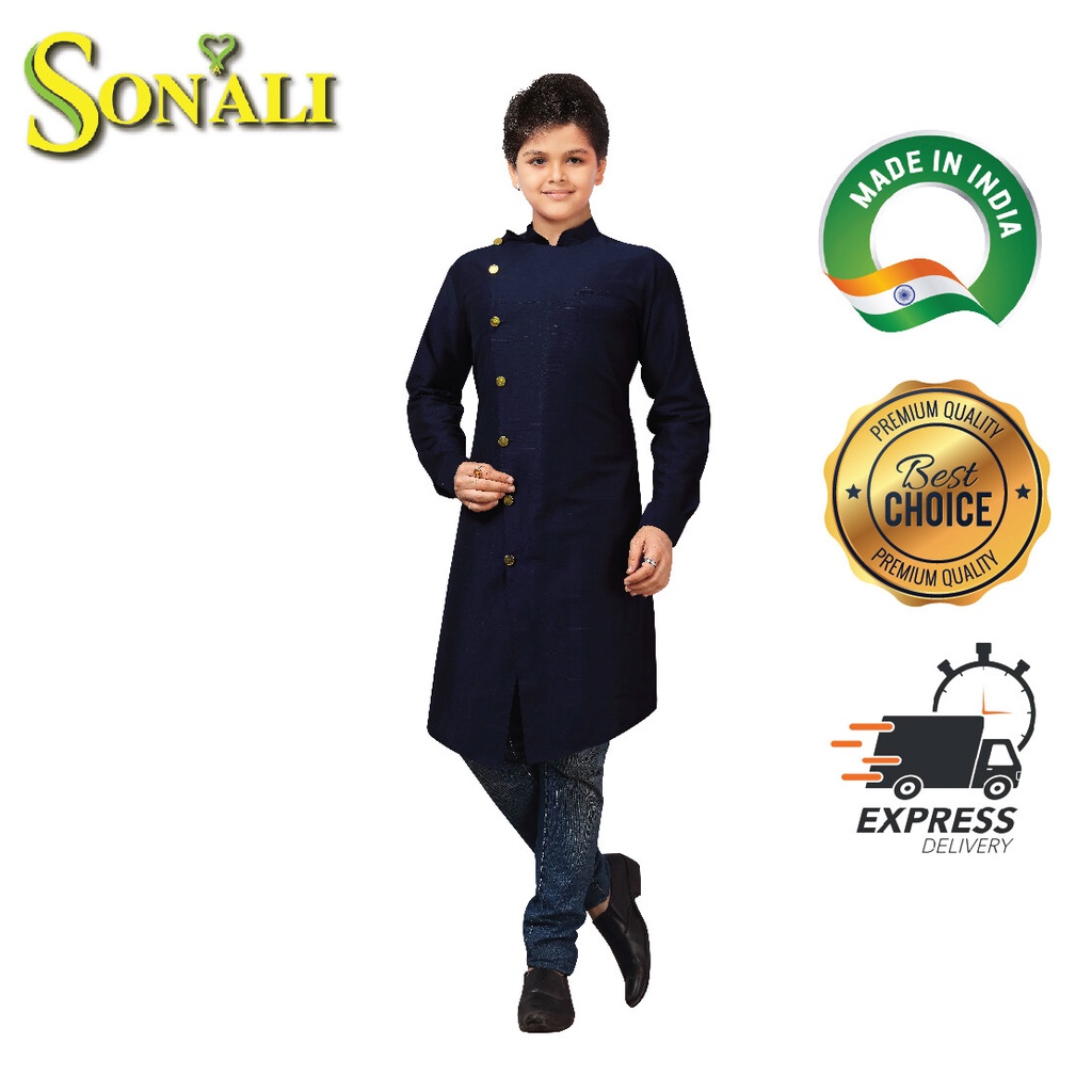 Sonali Boy's Jippa Modern Casual Indian Traditional (Top) Indian Dress ...