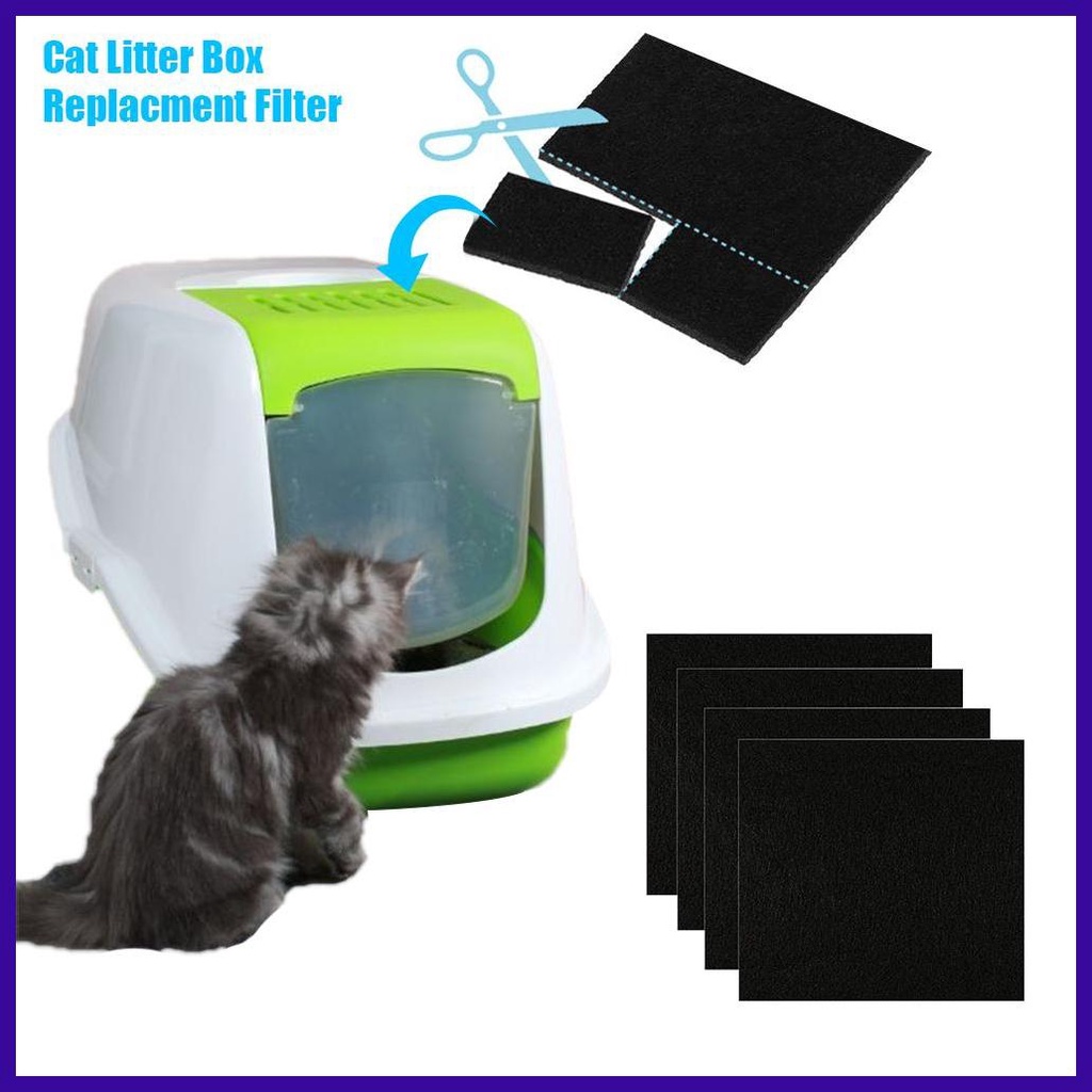 Cat Litter Box Filters Litter Box Filters For Hooded Cat Activated ...