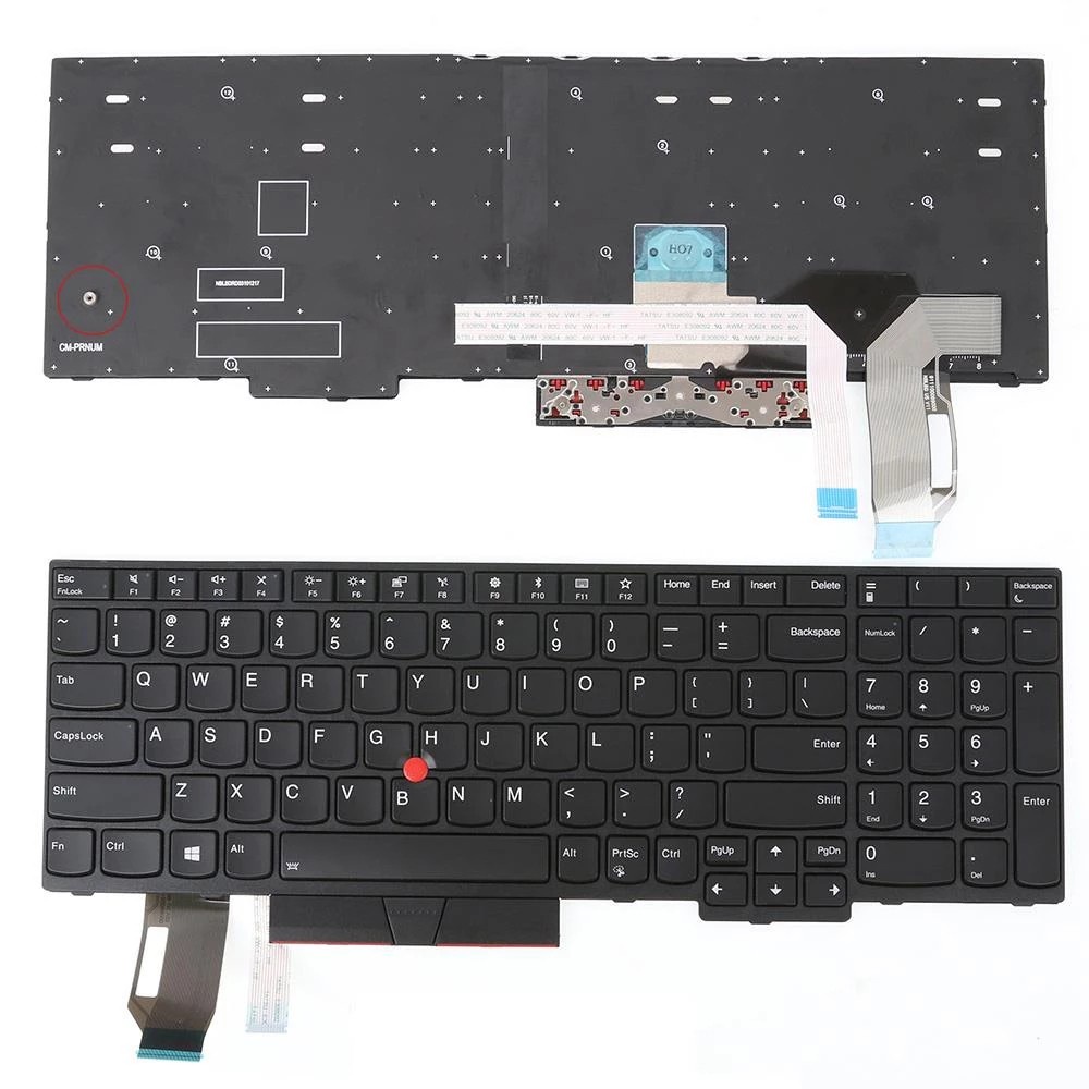Replacement Keyboard For Lenovo E580 E585 E590 E595 T590 P53S L580 L590 ...