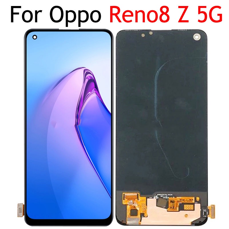 oled(fingerprint) LCD For Oppo Reno 8Z Reno8 Z 5G LCD Display Touch Screen Digitizer Assembly ...