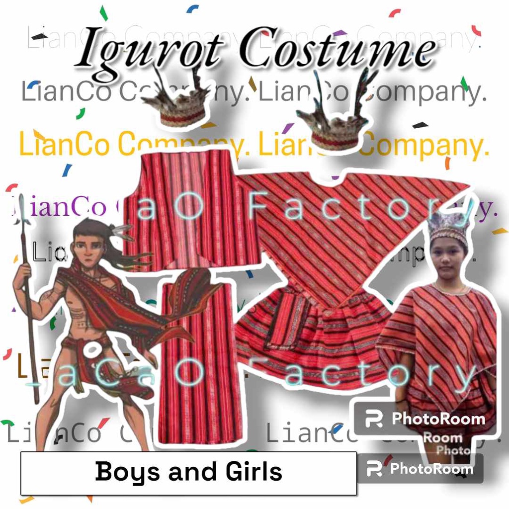 Do LIANCO'S/TRADITIONAL ATTIRE/IGOROT COSTUME FOR GIRLS AND BOYS ...