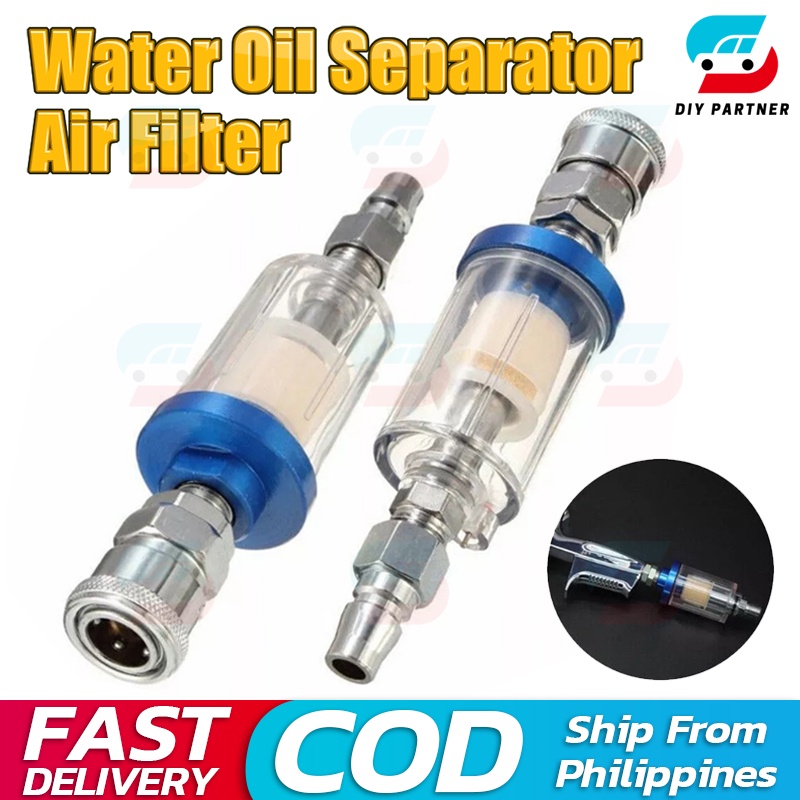 Spray Gun Air Line Filter Oil Water Trap Moisture Separator with ...