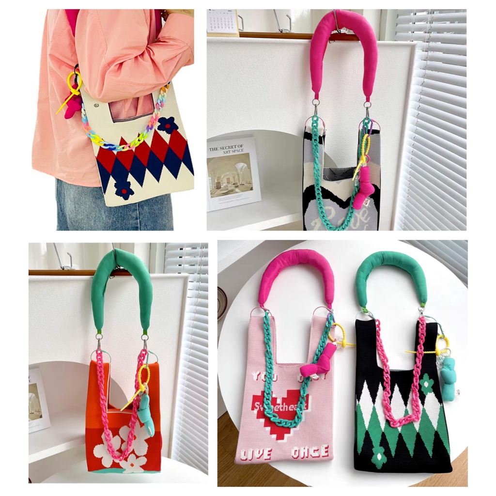 DIY Shoulder Strap Long Single Shoulder Crossbody Strap Hanger Chain ...