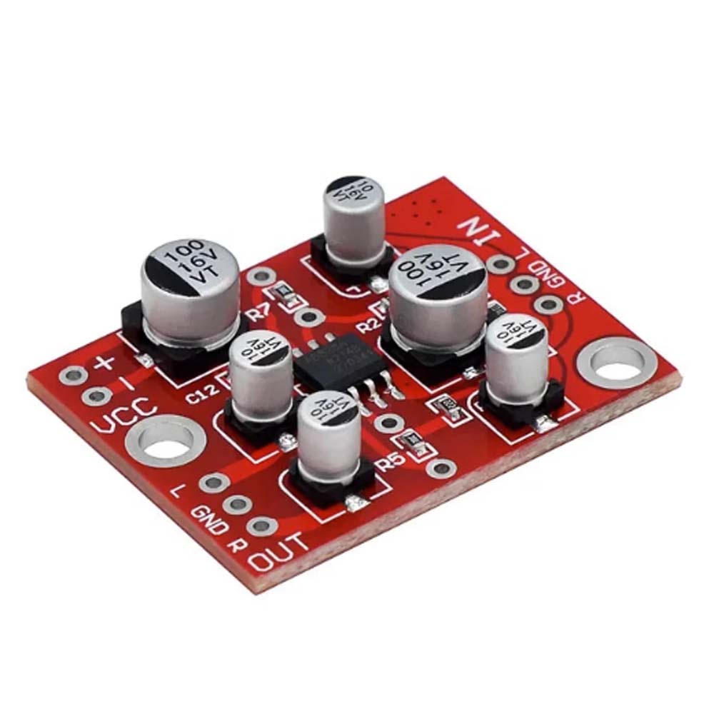 DC 5V-15V AD828 Stereo Preamp Power Amplifier Board Preamplifier Module ...