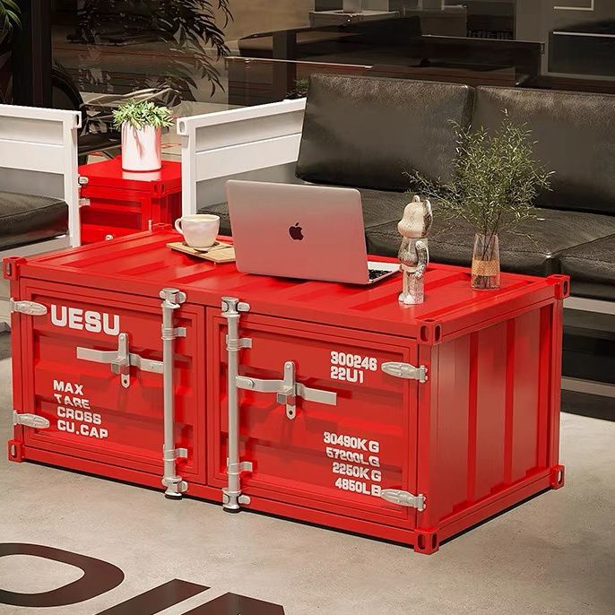 Simple modern container cabinet industrial style outdoor locker bedside ...