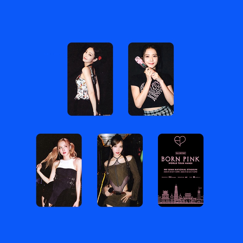 4-10pcs/set BP DVD THE SHOW World Tour HANOI VIETNAM Photocards Jennie ...