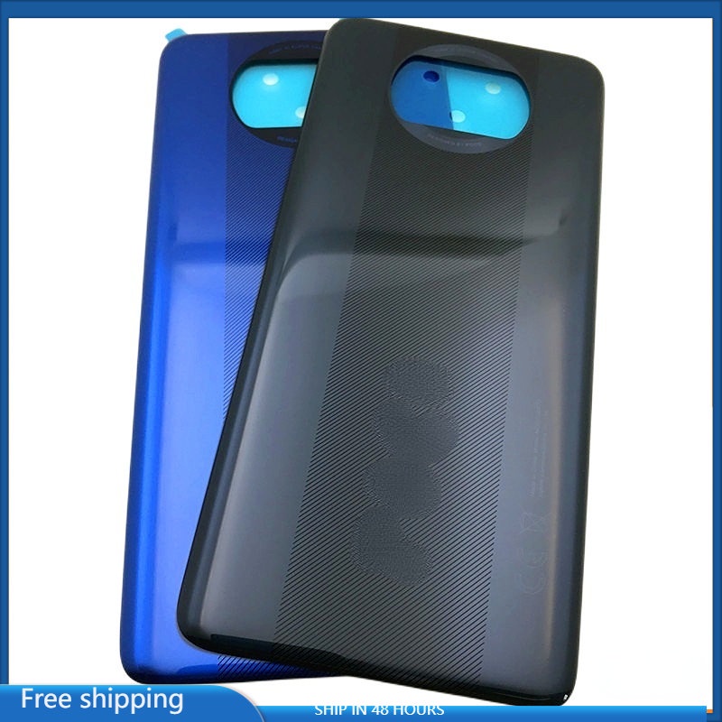 Original For Xiaomi Poco X3 NFC Battery Cover Back Rear Door Housing ...