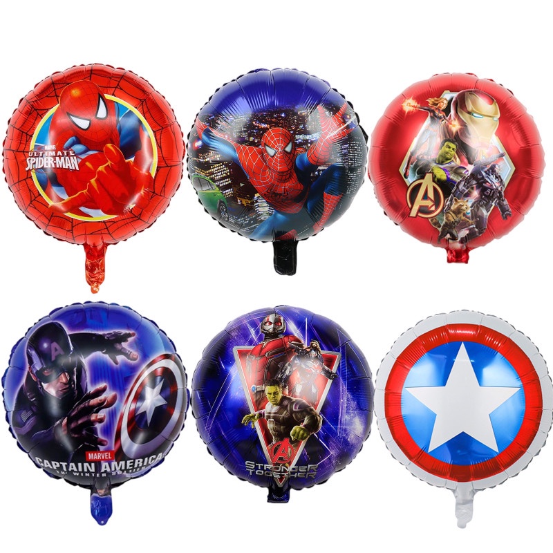 Superhero Toys Marvel Avengers Balloon Captain America Spider Man Iron ...
