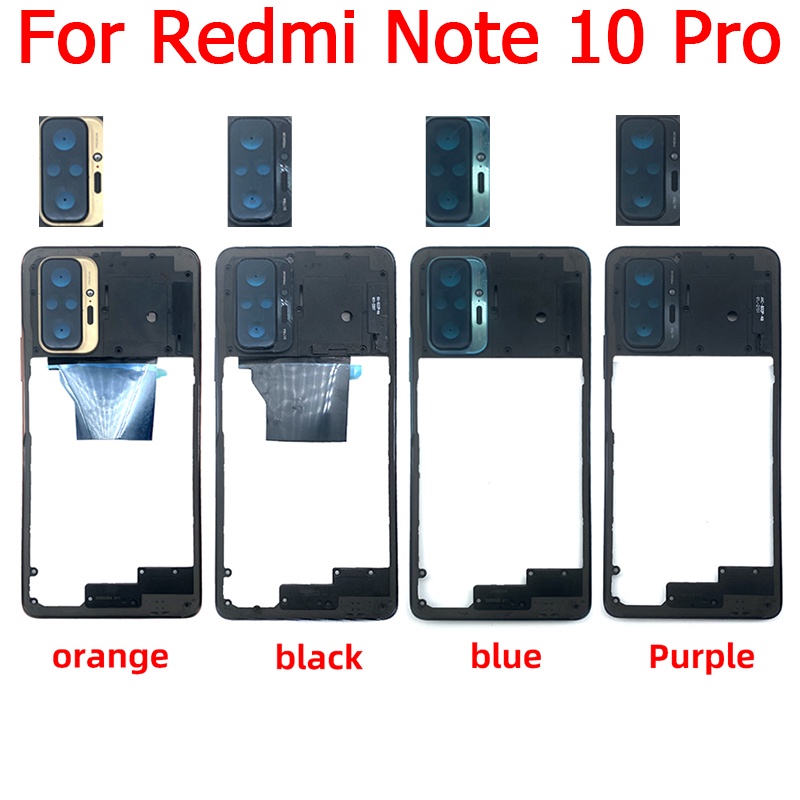 Original For Xiaomi Redmi Note 10 Pro Middle Frame Housing Case Middle ...
