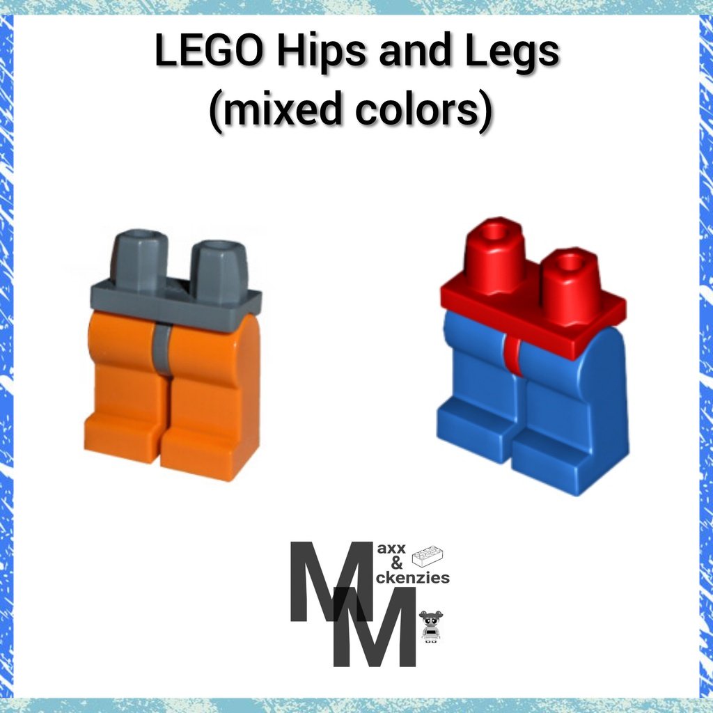 Hips and Legs (Mixed Colors) LEGO Minifigure Body Part | Shopee Philippines
