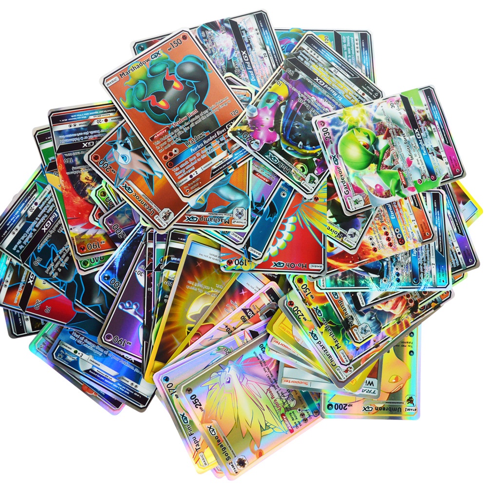 Gift 120pcs Perfect Pokemon Cards Bundle Including Gx Trainer Holo ...