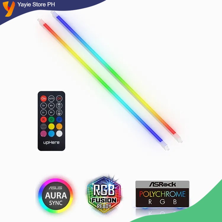 Uphere Flexible Neon ARGB Led Strip 5V 3Pin Aura Sync TV PC Computer ...