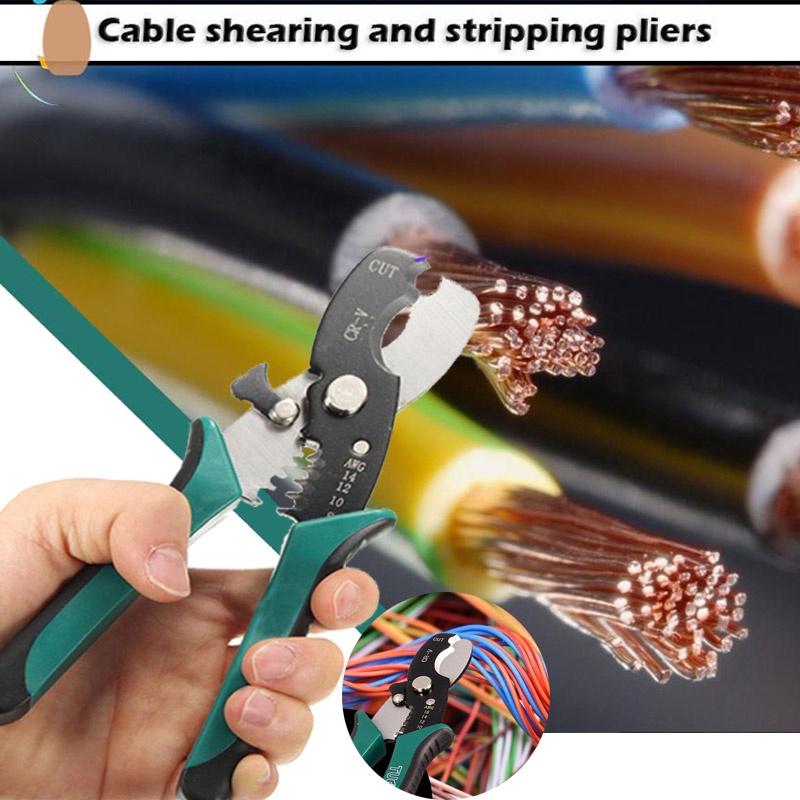 Wire Stripper Multi-function Wire Cable Stripper Portable Cutting ...