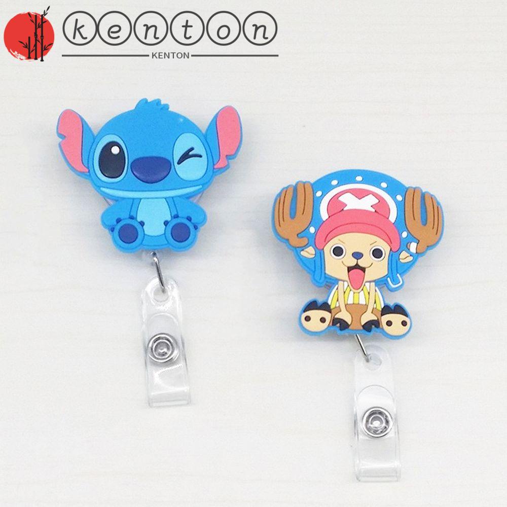 KENTON Office Supplies Retractable Badge Reel Silicone Name Card Holder ...