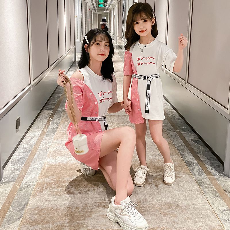 Parent-Child Clothing Family Clothes Summer 2023 New Style Mother ...