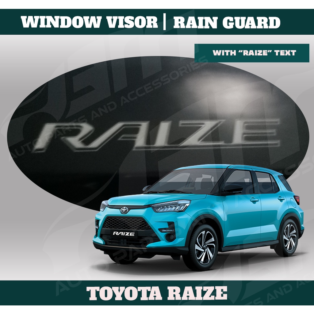Toyota Raize Rain Guard Door Visor | Shopee Philippines
