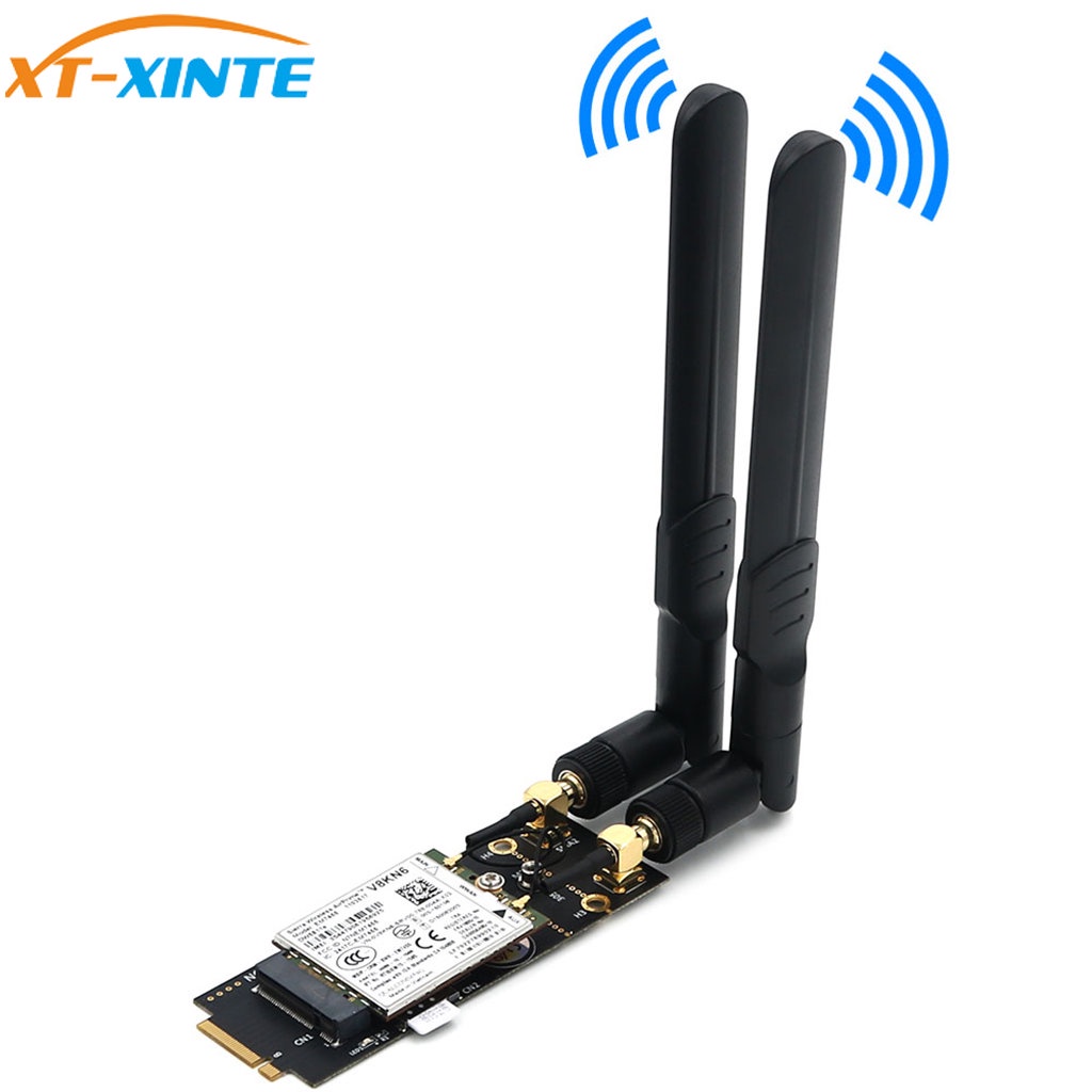 XT-XINTE For M.2 NGFF Key-B to M2 B Key Wireless Module Adapter with ...