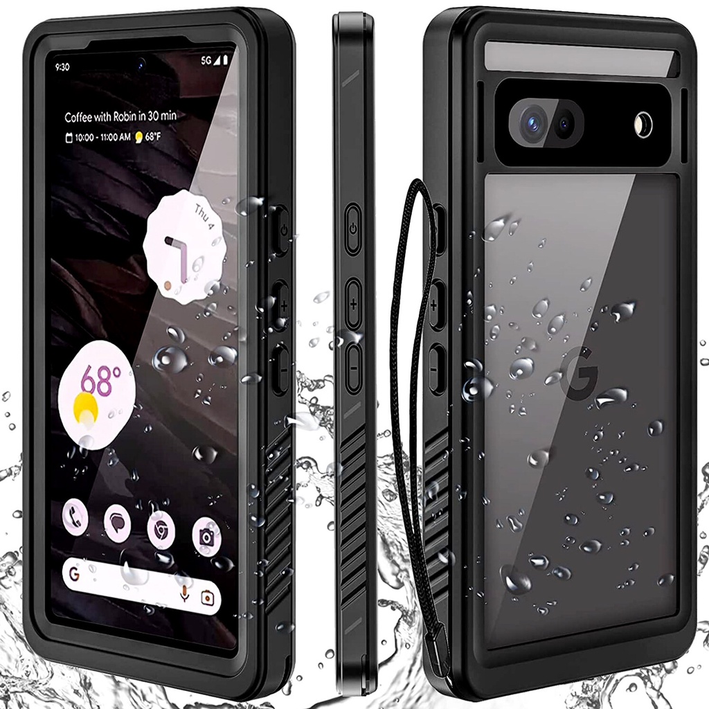 for Google Pixel 7A Waterproof Case with Built-in Screen Protector ...