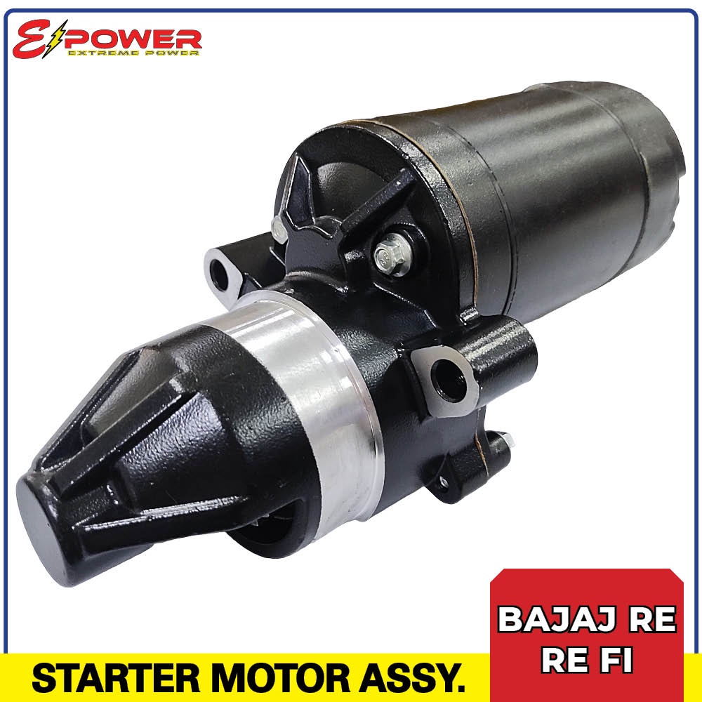 E-POWER BAJAJ RE / RE FI Starter Motor Assembly [AF111021] | Shopee ...