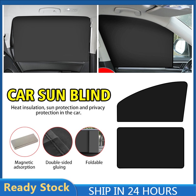 Car Sunshade Magnetic Mesh Curtain Shade UV Protection Anti-direct Sun ...