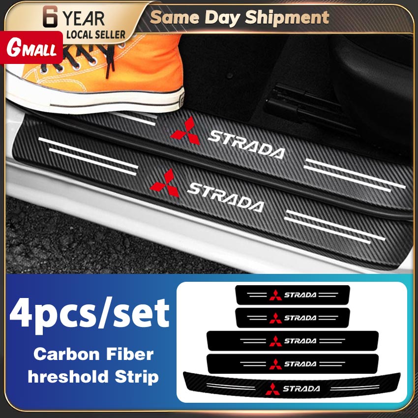 Mitsubishi Strada Door Sill Strip Guard Sticker Protector for Car ...