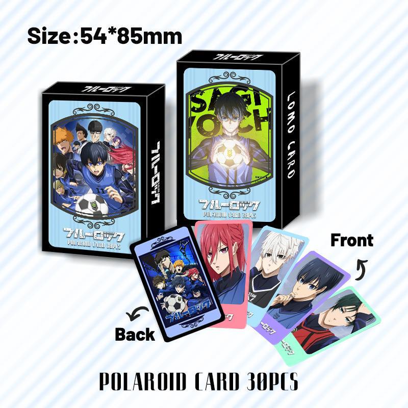 BLUE LOCK Photocard Ins Double Sided Lomo Card 30pcs/box | Shopee ...