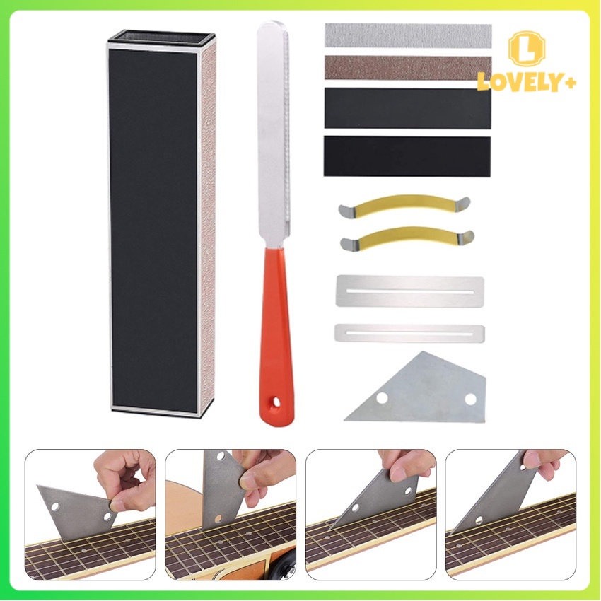 Guitar Fingerboard Luthier Tool,Guitar Fret Crowning File, Fret Rocker ...