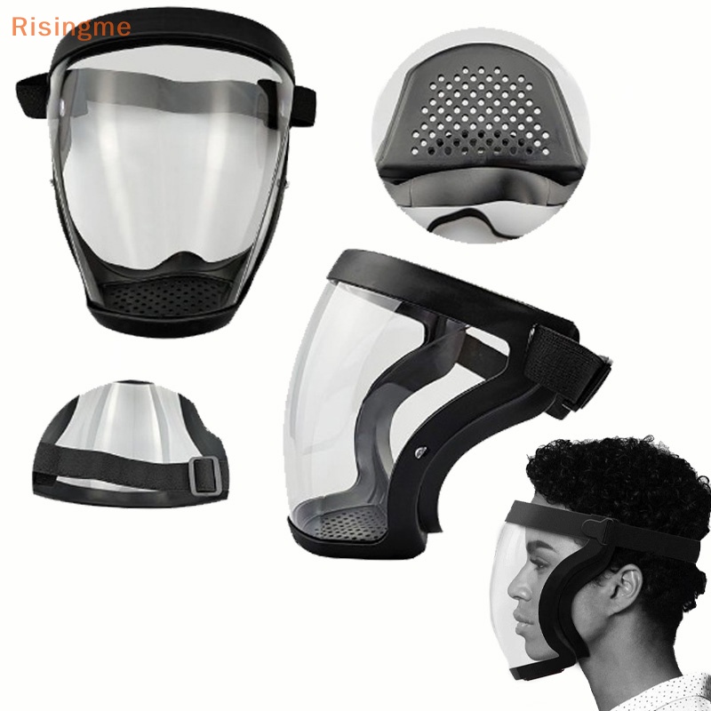 [Risingme] Full Face Shield Kitchen Transparent Shield Home Oil-splash ...