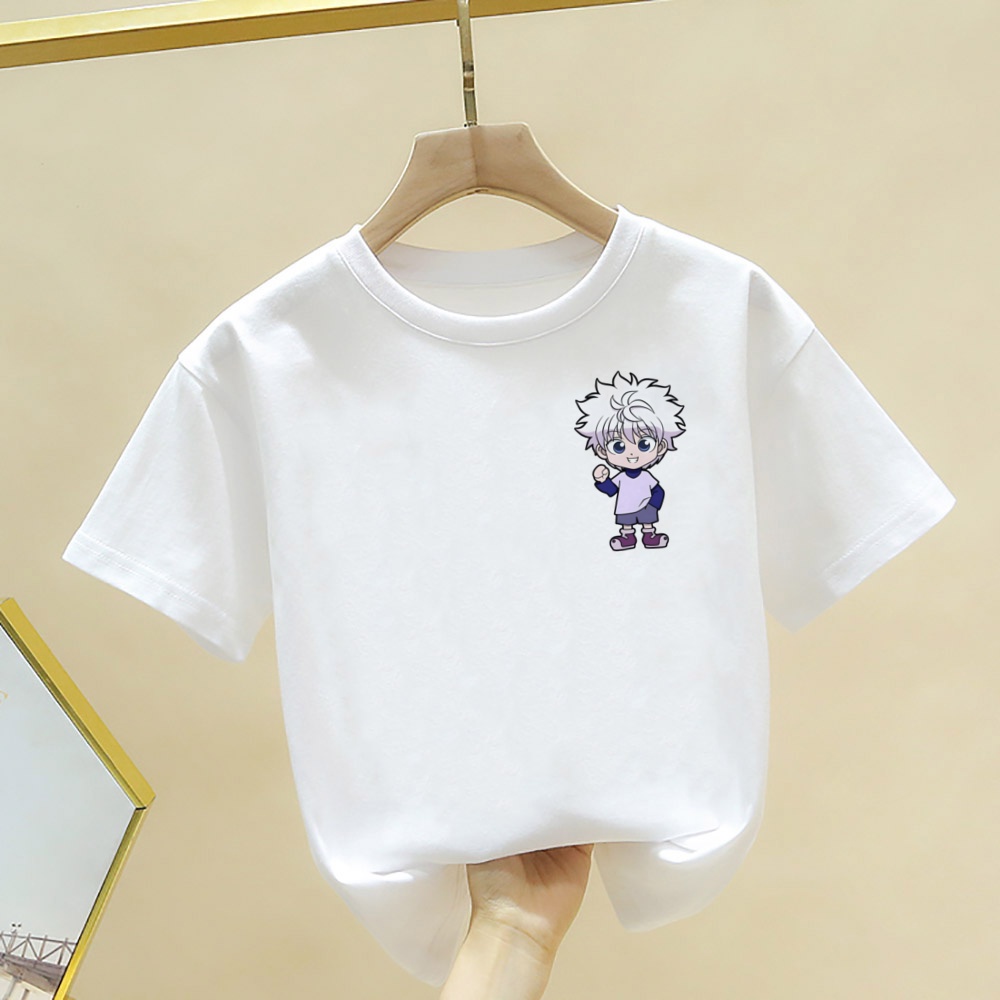 Hunter X Hunter Killua T-Shirt Casual Short Sleeve T-Shirts Kids Boy ...