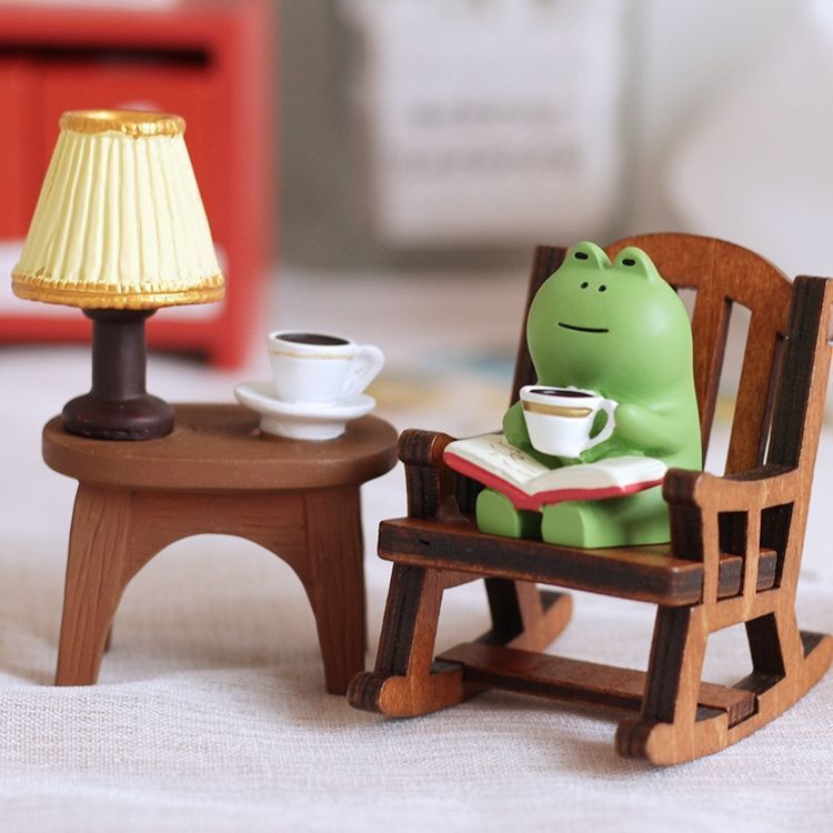 Healing Photo Decoration Desktop Rocking Chair Birthday Decoration Cute ...
