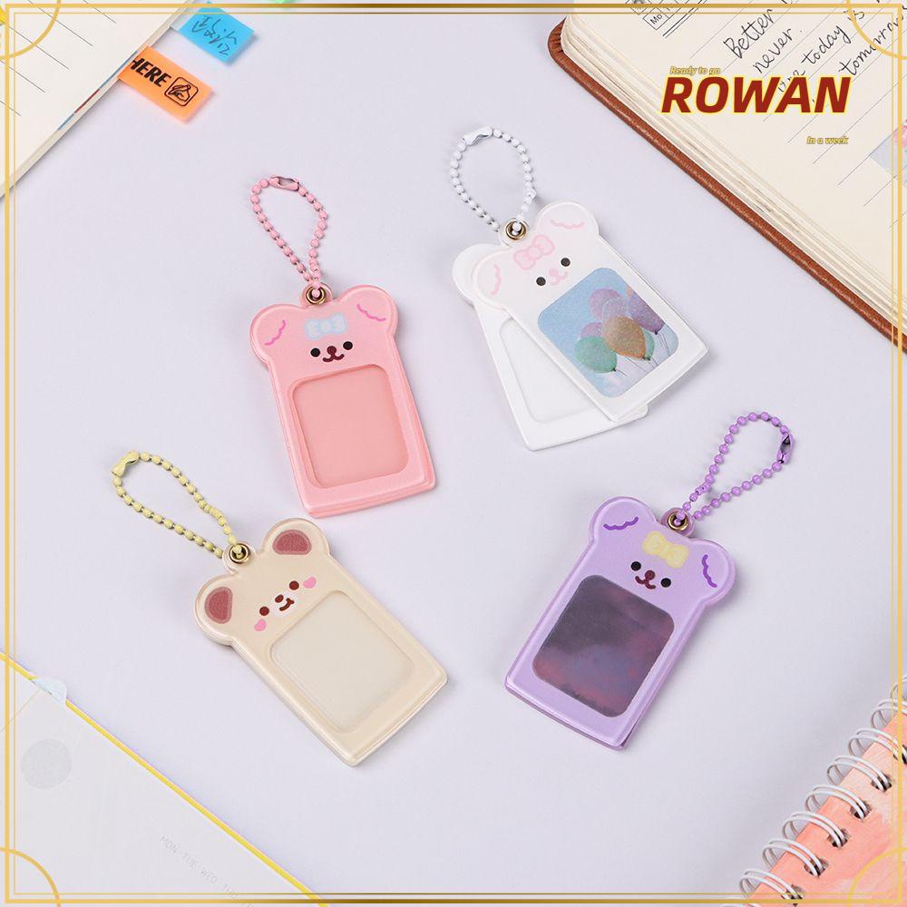 ROW DIY Keyring Kpop Idol Star Photocard Holder Keychain Gift Pendant ...