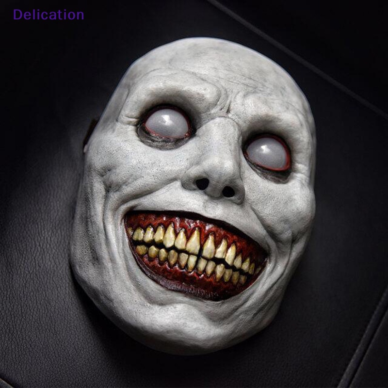 Delication Creepy Halloween Mask Smiling Demons Horror Face Masks The ...