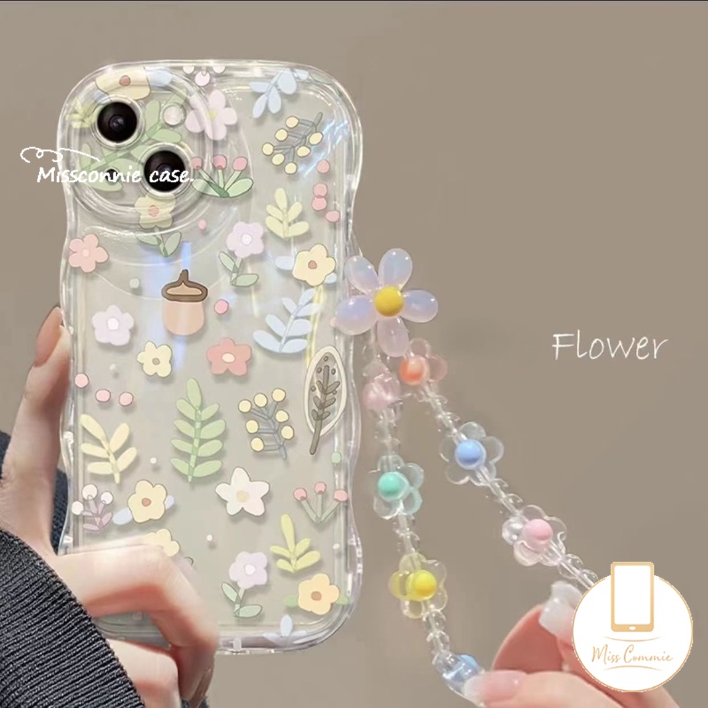 Fresh Flower Bracelet Case for Realme C53 C35 C25 5 C15 C55 11 C11 C21Y ...