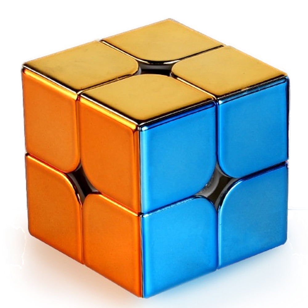 Shengshou Legend Metallic 2x2 Magnetic Plating Type 2x2x2 Speed Cube ...