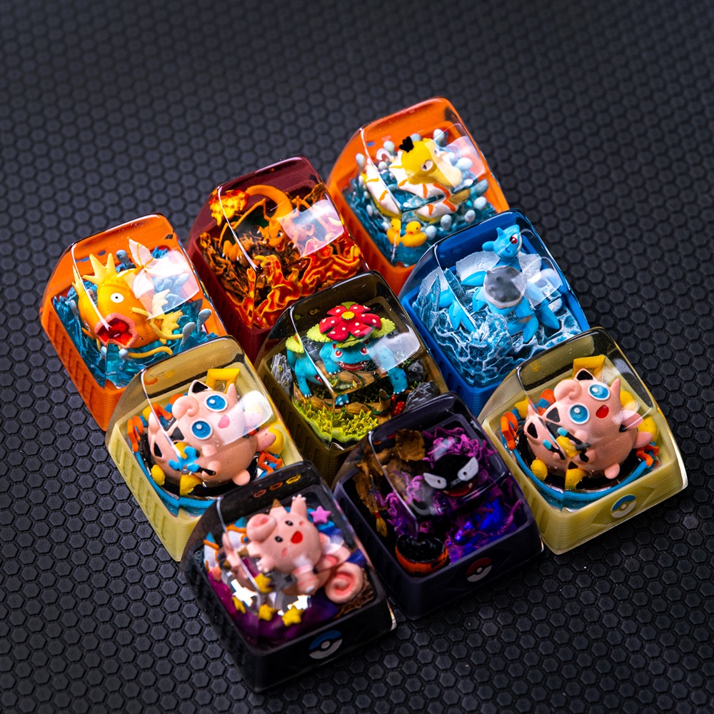 Mechanical Keyboard Pokémon Pokemon Unique Resin Translucent Pokémon ...