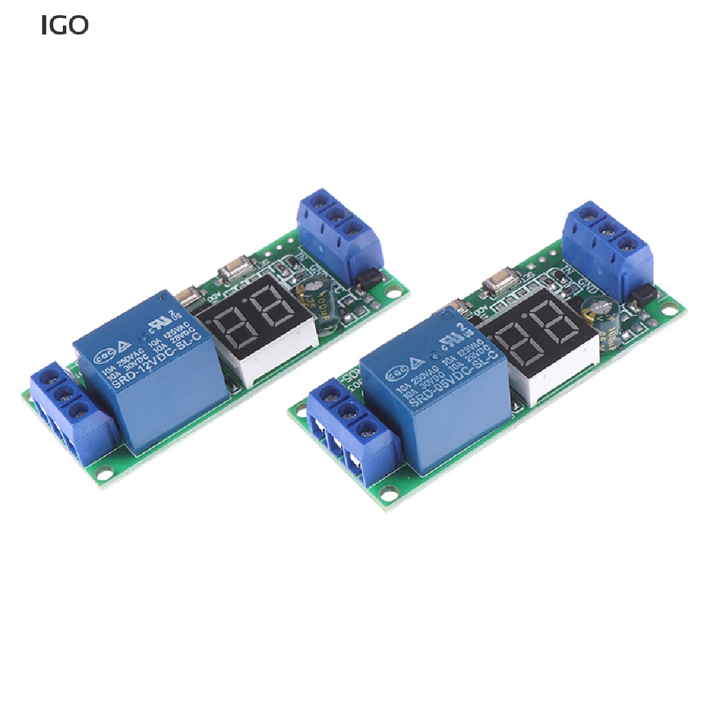 Igo Digital Time Infinite Delay Switch Timer Relay Module Dc5v12v24v On Shopee Philippines