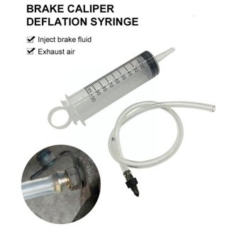100ml Universal Motorcycle Bleed Kit Brake Caliper Gas Bleeder Syringe ...