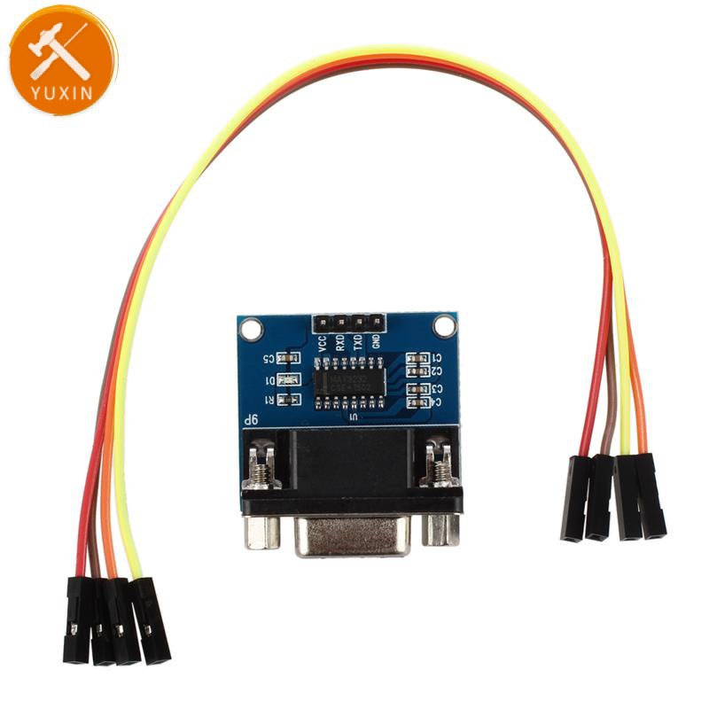 Max3232 Rs232 Serial Port To Ttl Converter Module Db9 Connector W 4