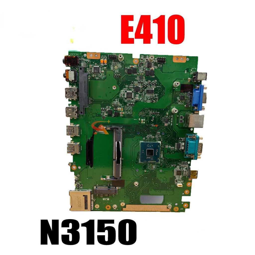 E410 with N3150 CPU Laptop Motherboard for ASUS E410 Notebook Mainboard ...