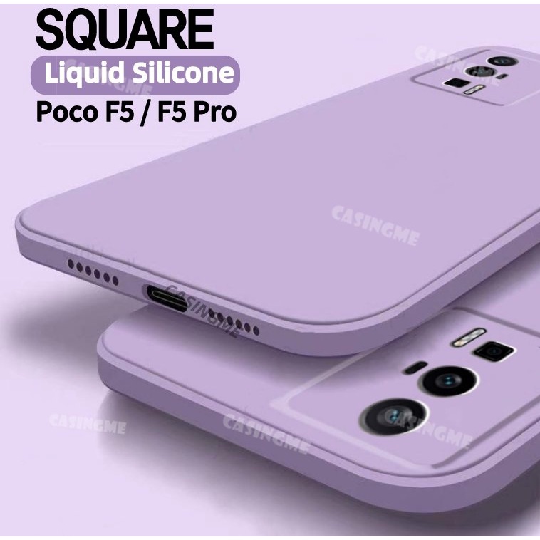 Poco F5 Pro 2023 Square Liquid Phone Cover For Xiaomi PocoF5Pro PocoF5 ...