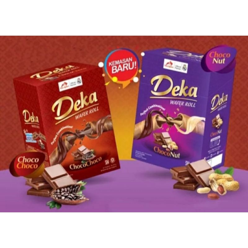 Deka wafer roll box contains 24x7g | Shopee Philippines