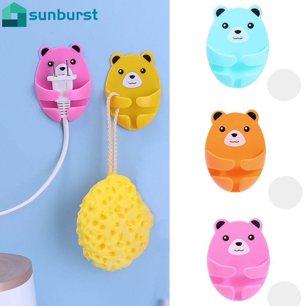 Multi-Purpose Creativity Bear Punch-free Self-adhesive Wall Mounted ...
