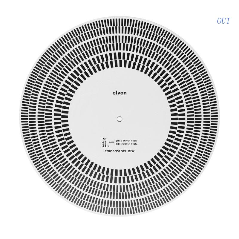 OUT Turntable Calibration Strobe Disc Tachometer for High Quality Sound ...
